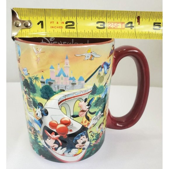 Disney | Dining | Disneyland Resort Disney Characters Monorail Ride Mug ...